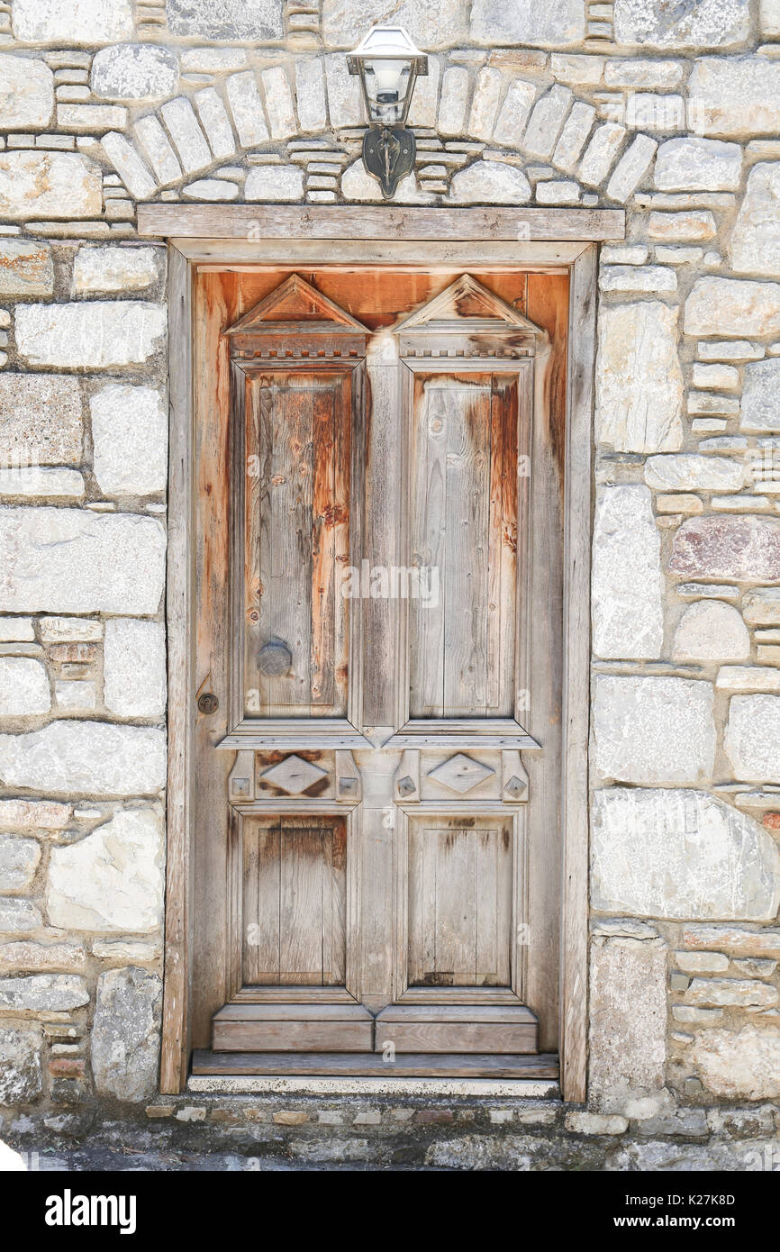 Wooden Door in Old Datca Village, Turkey Stock Photo - Alamy