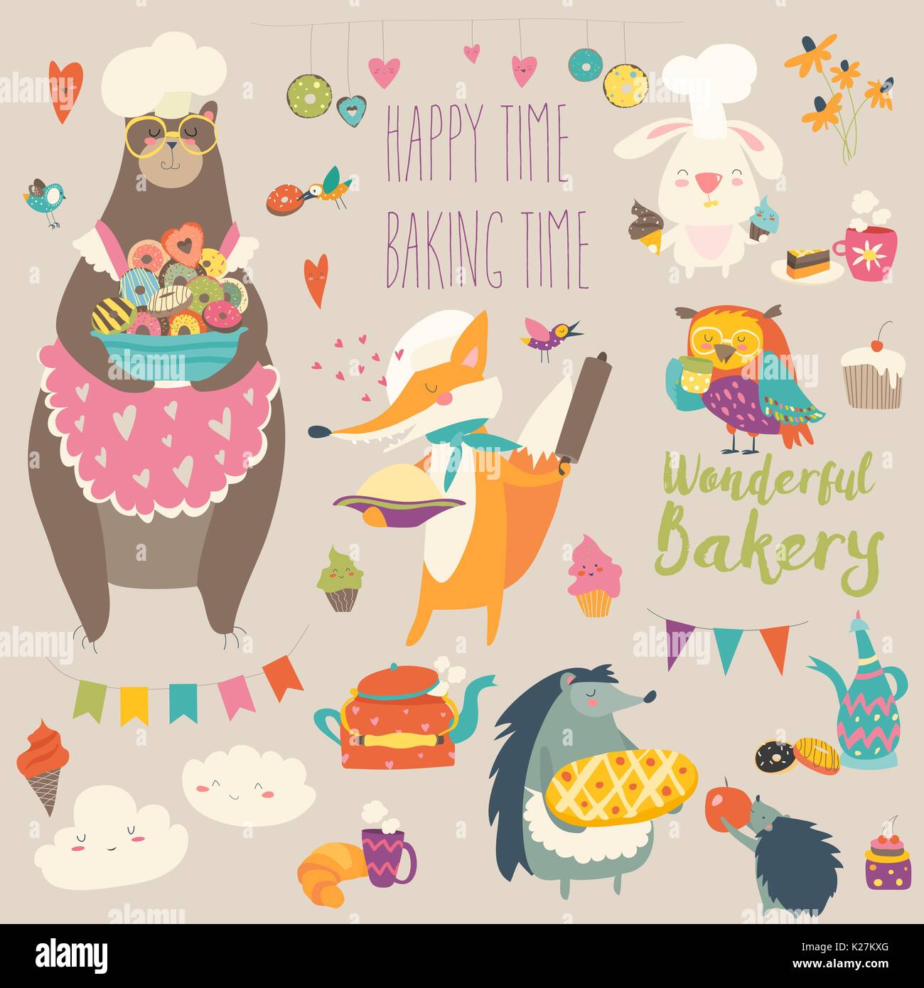 Baking taste Stock Vector Images - Alamy