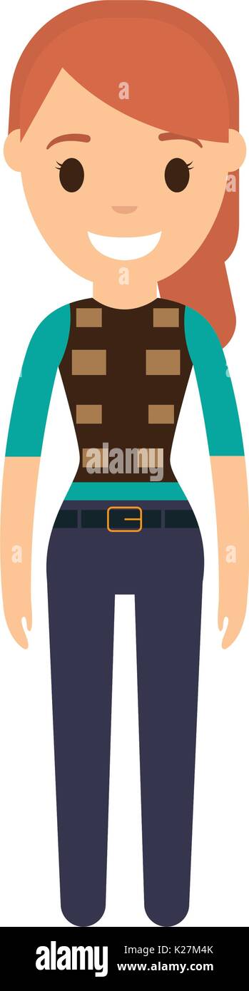cartoon woman icon Stock Vector Image & Art - Alamy