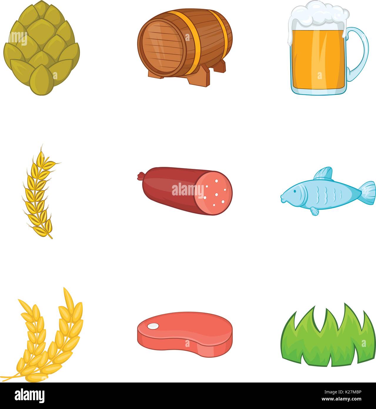 Arable farming cereal Stock Vector Images - Alamy
