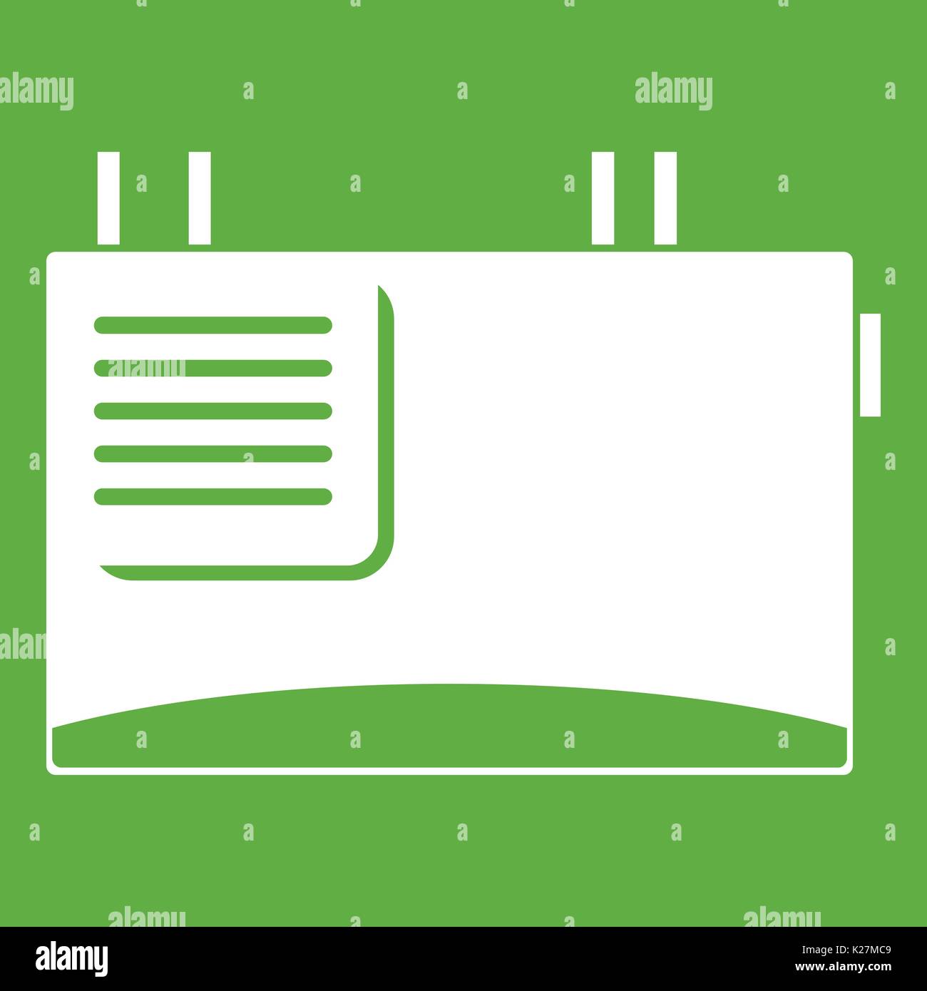 Wall router icon green Stock Vector Image & Art - Alamy