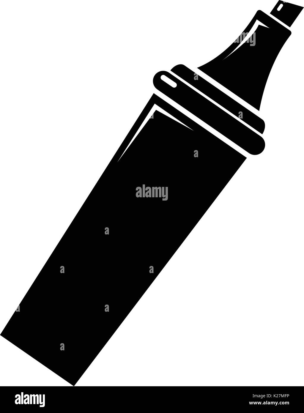 Felt tip pen icon, simple black style Stock Vector Image & Art - Alamy