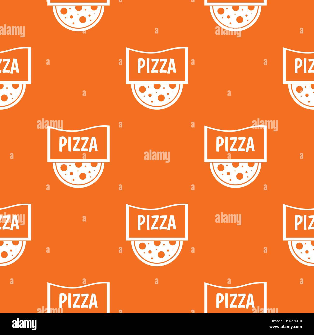 Pizza badge or signboard pattern seamless Stock Vector Image & Art - Alamy