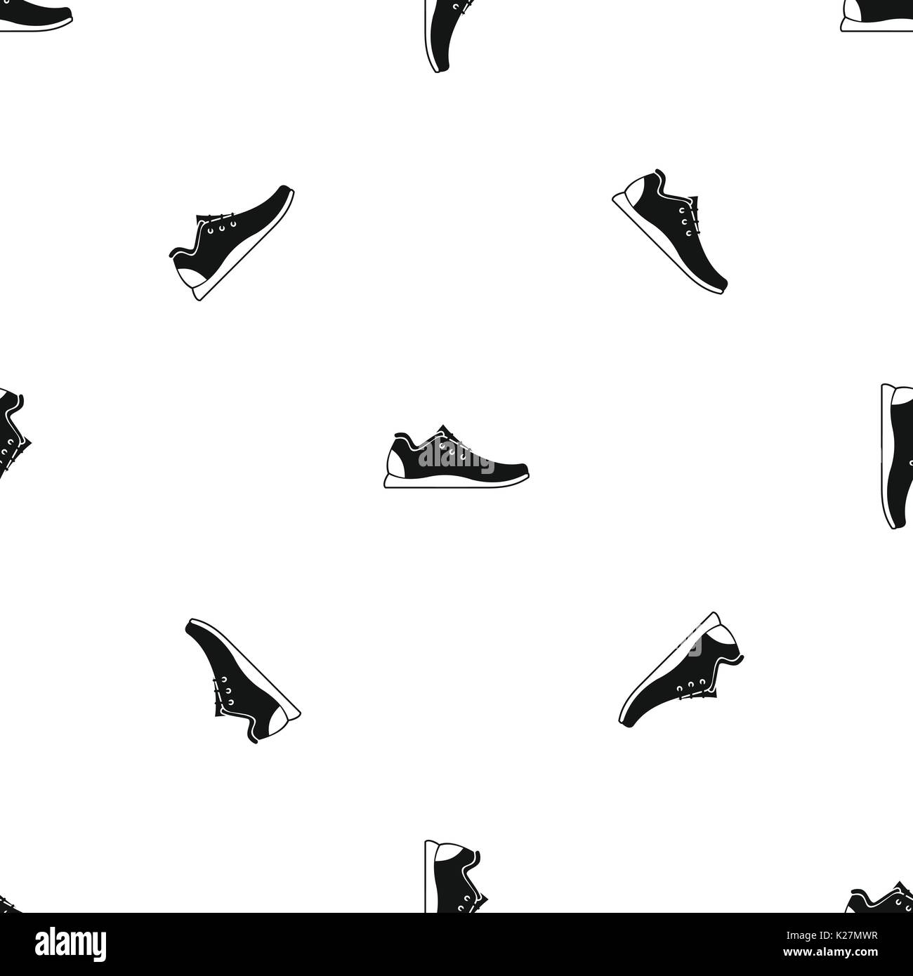 Athletic shoe pattern seamless black Stock Vector Image & Art - Alamy