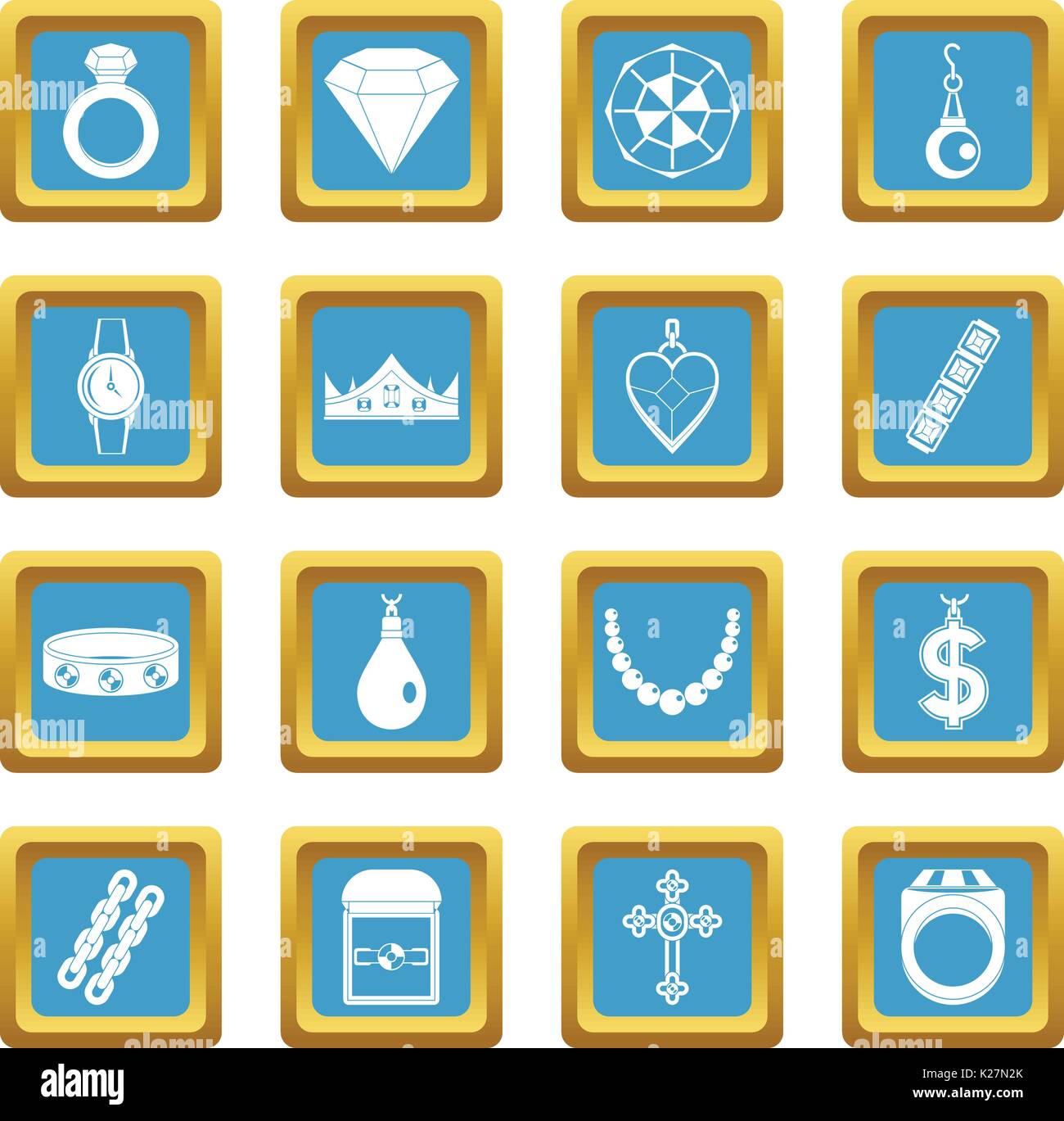 Azure crown Stock Vector Images - Alamy