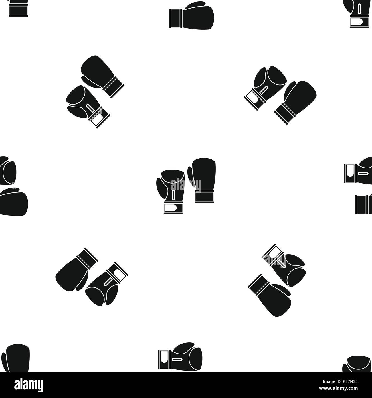 Boxing gloves pattern seamless black Stock Vector Image & Art - Alamy