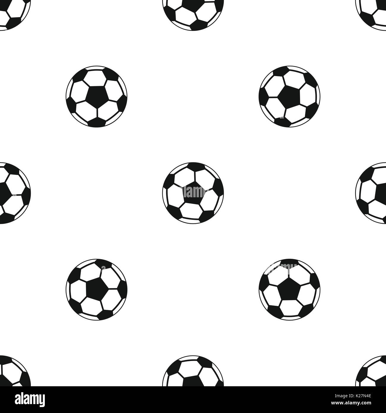 Soccer ball pattern seamless black Stock Vector Image & Art - Alamy