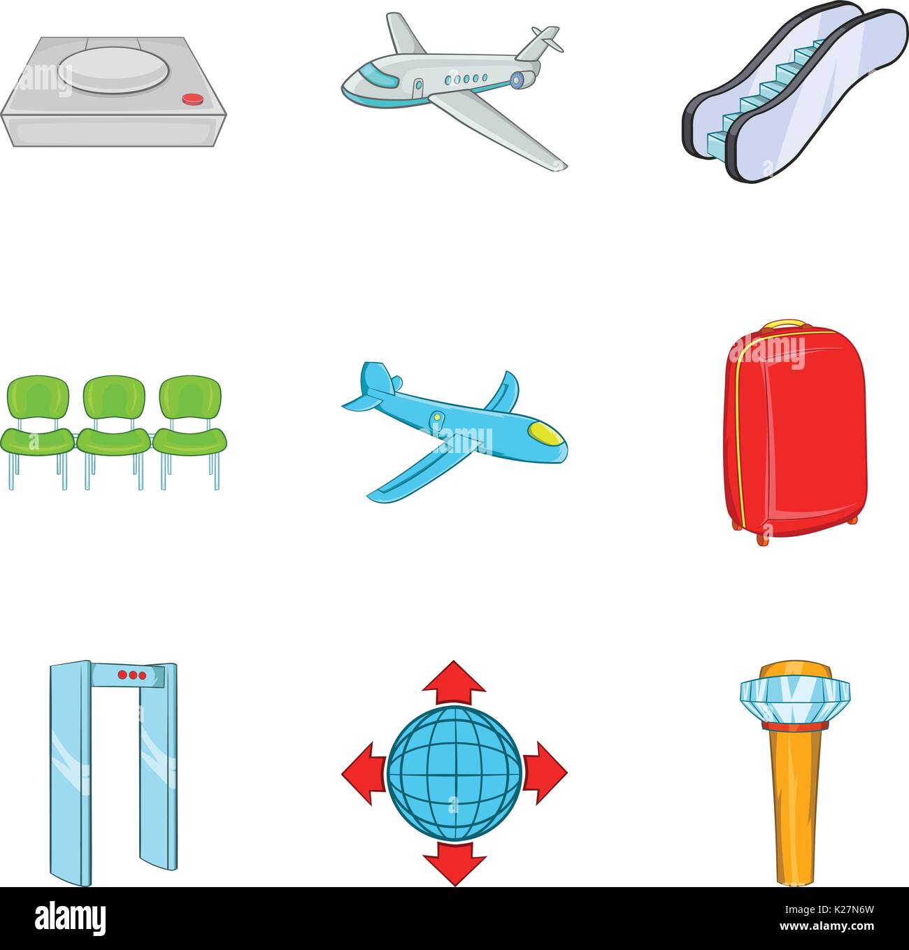 Hop icons set, cartoon style Stock Vector Image & Art - Alamy