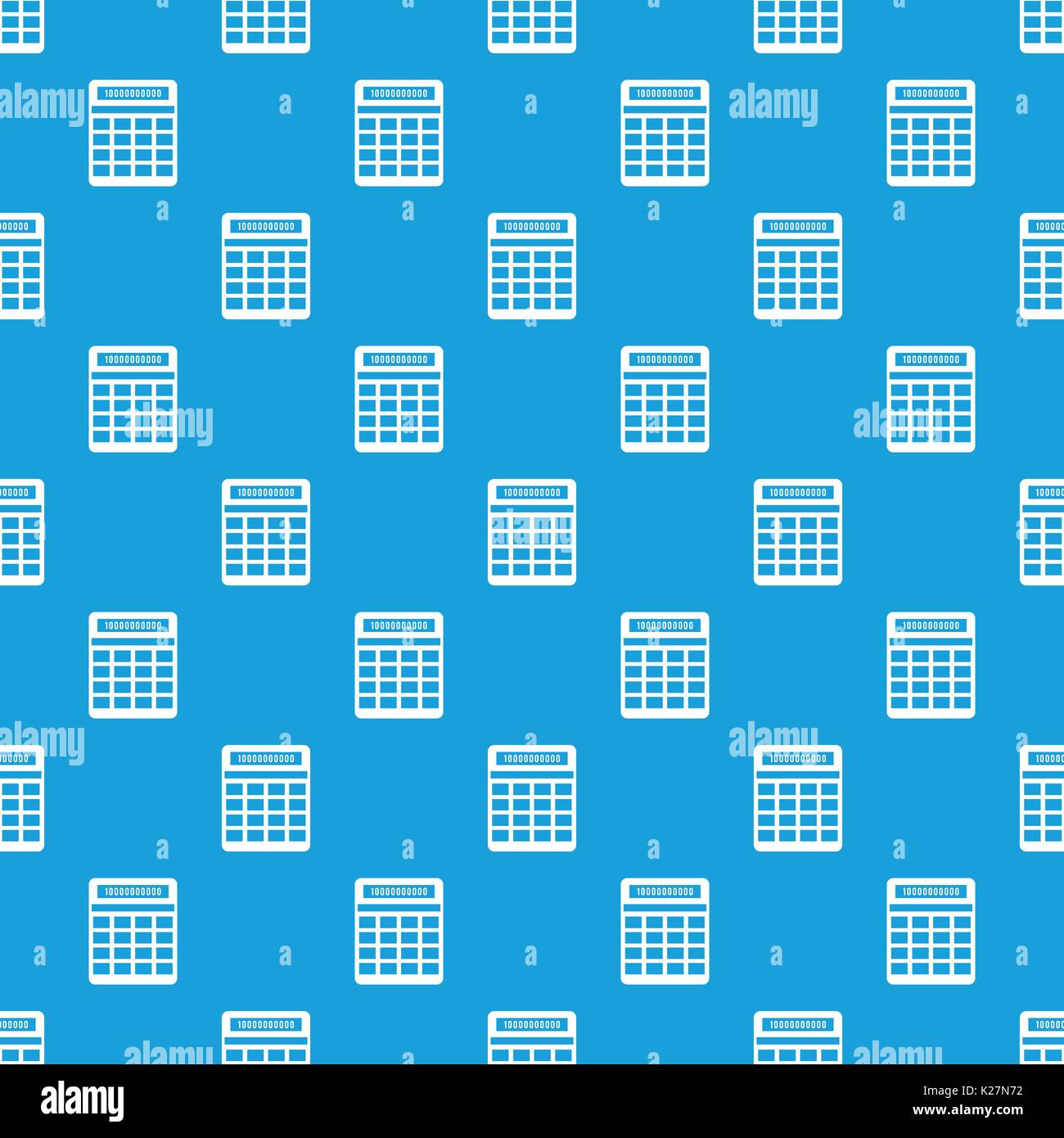 Calculator pattern seamless blue Stock Vector Image & Art - Alamy