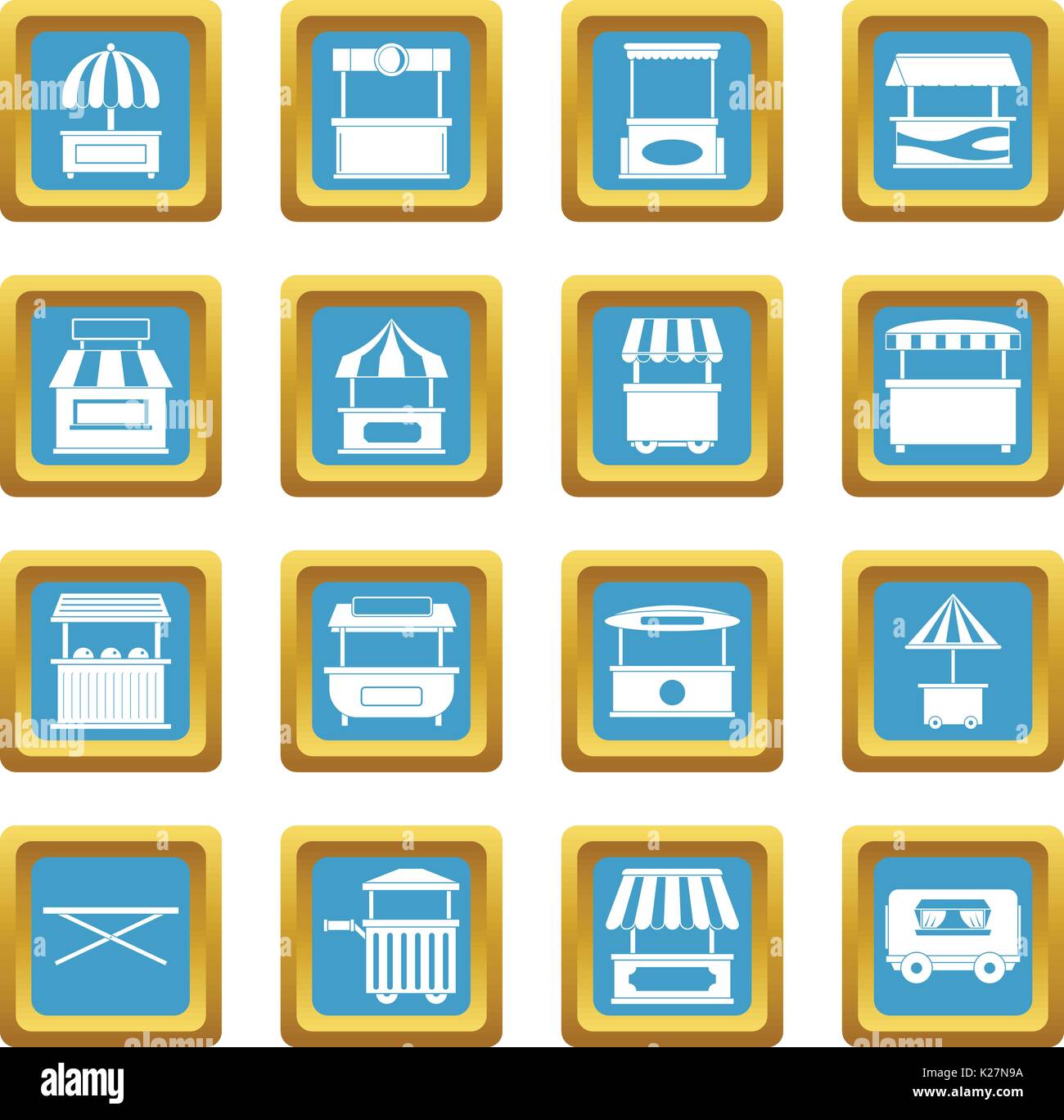 Street food fast hawker Stock Vector Images - Alamy
