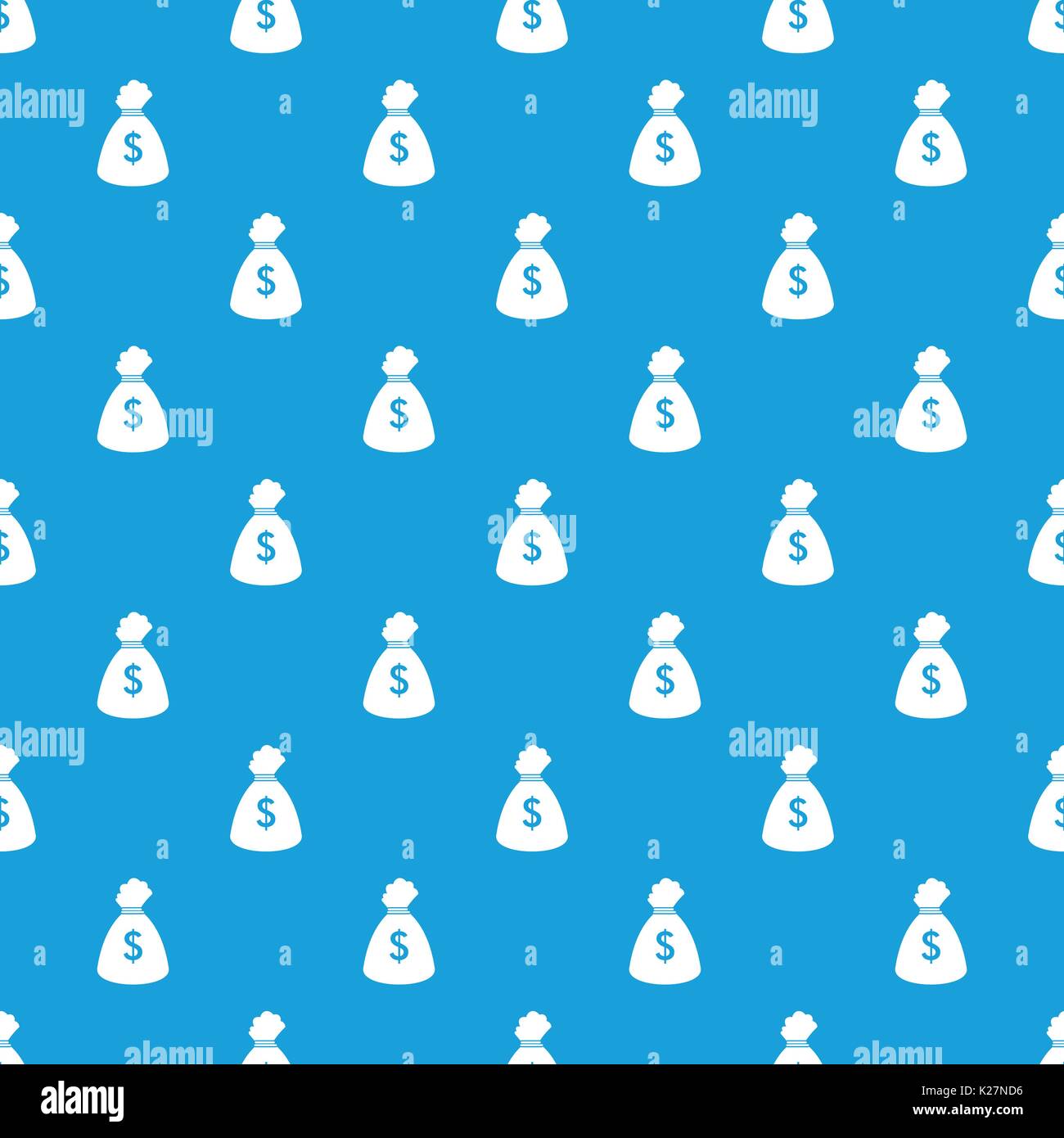 Money bag pattern seamless blue Stock Vector Image & Art - Alamy