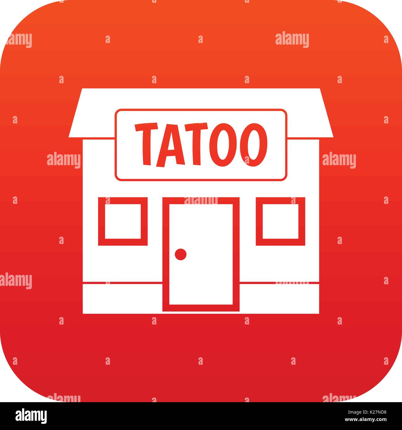 Entrance to tattoo studio Stock Vector Images - Alamy