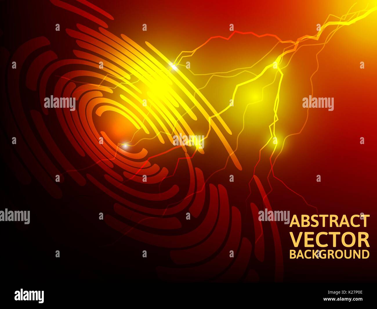 Lightning abstract vector red background Stock Vector Image & Art - Alamy