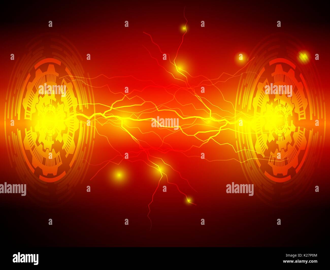 Lightning force Stock Vector Images - Alamy