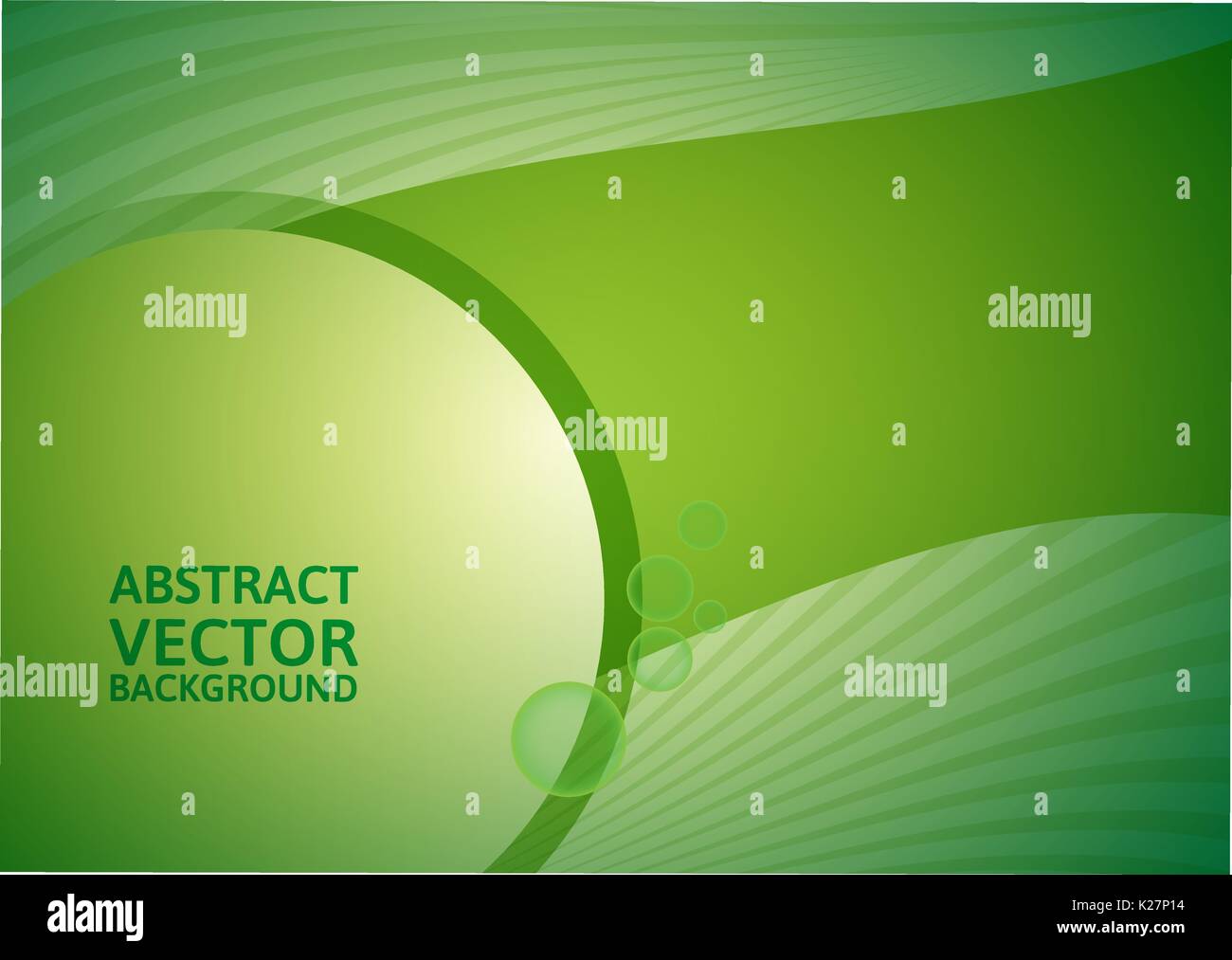 Green abstract vector background with copy-space Stock Vector Image ...