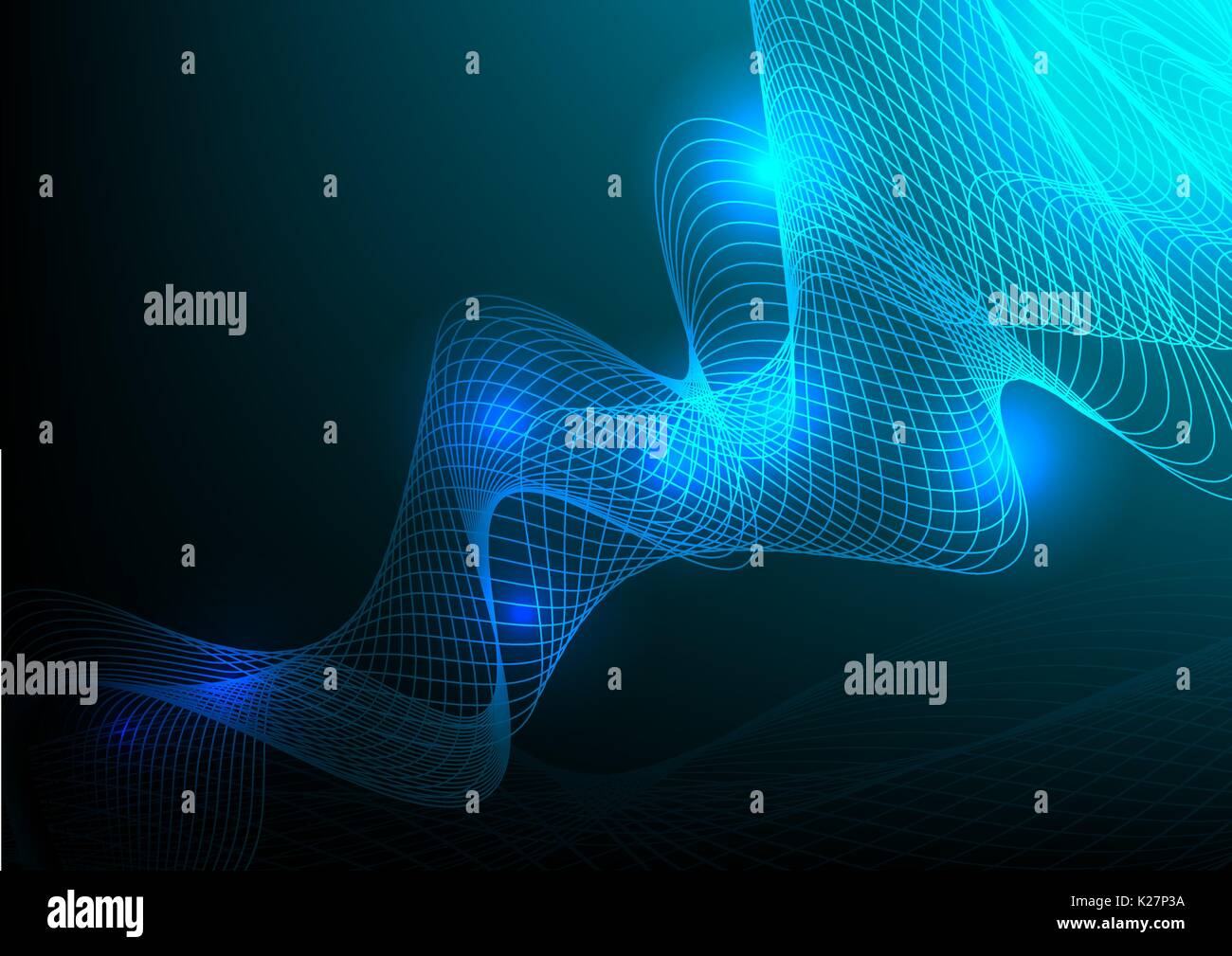 Curved line blue abstract vector background Stock Vector Image & Art ...