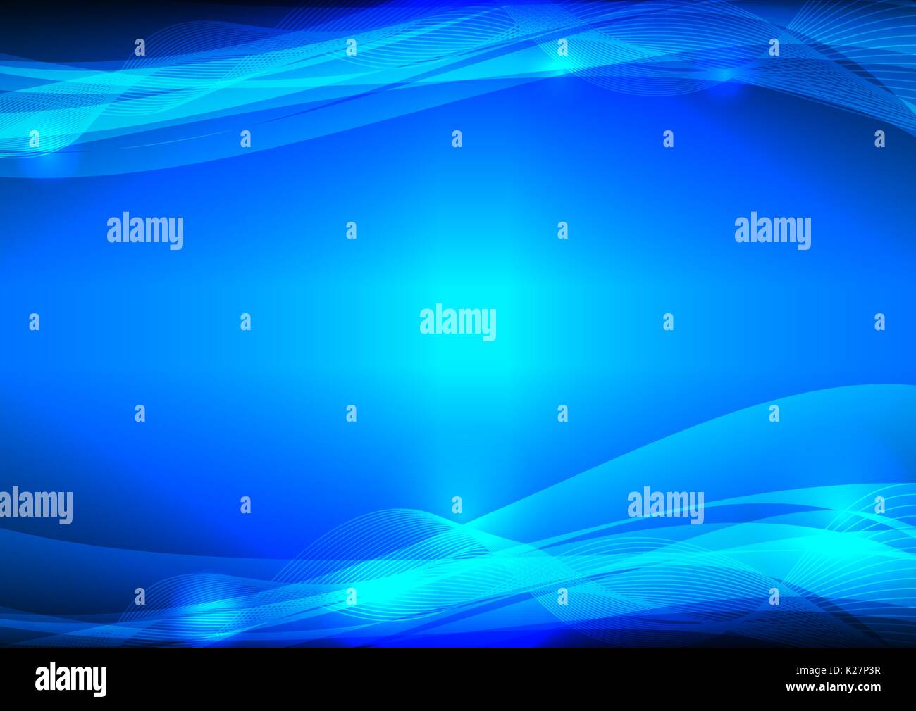 Blue wave abstract vector, Graphic design with copy space Stock Vector ...