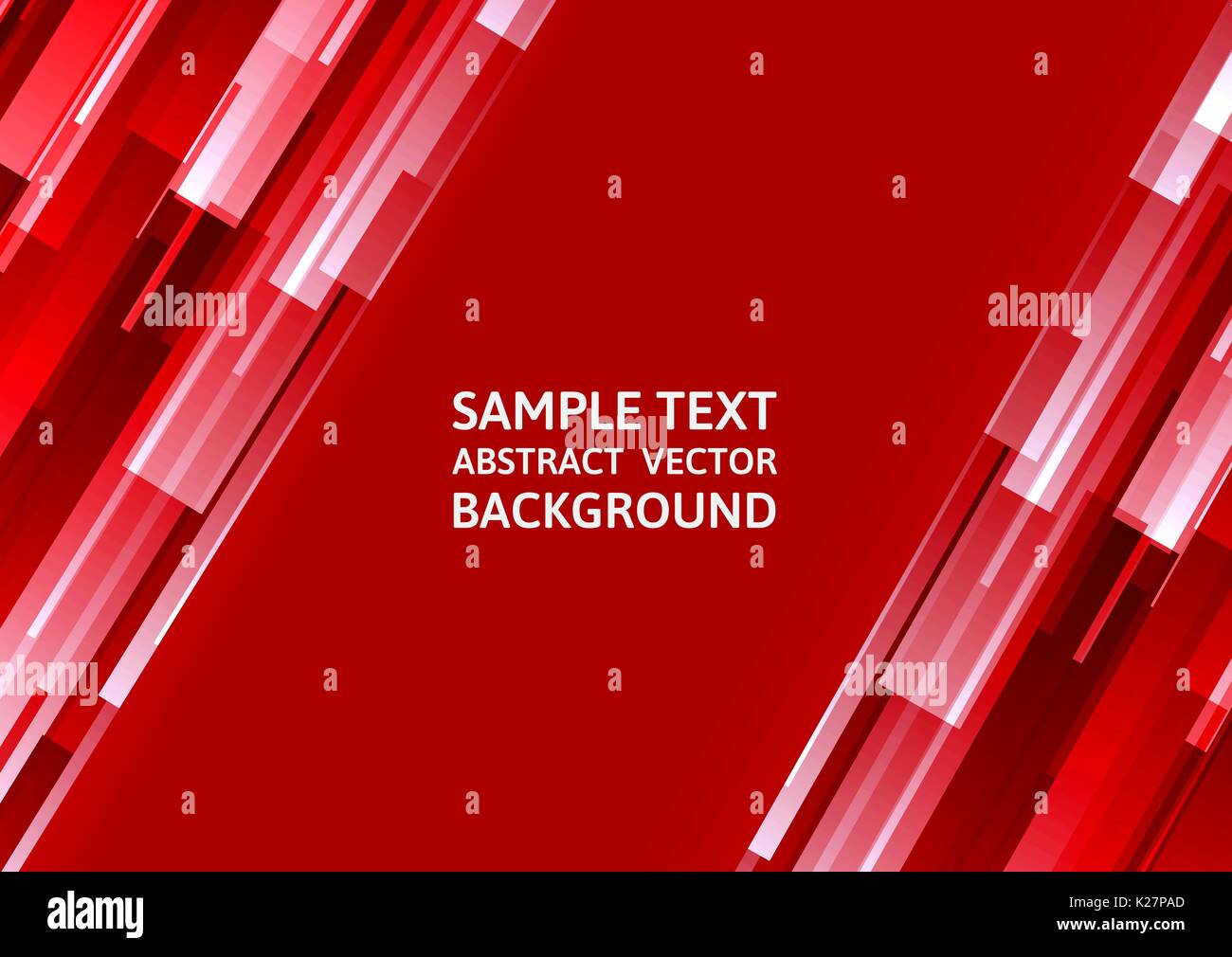 Abstract red geometric square overlap background with copy space Stock ...