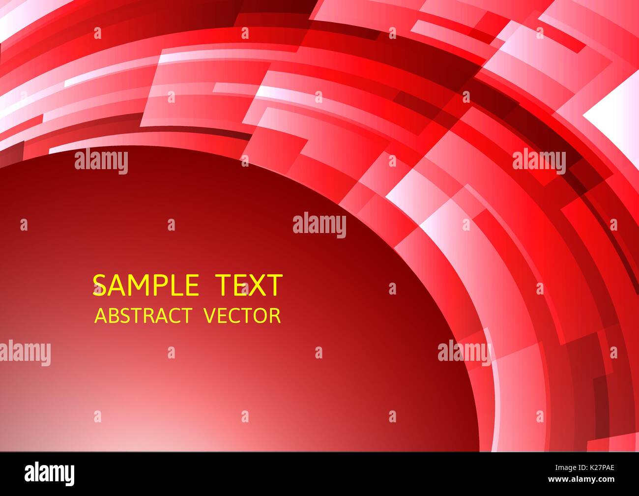 Abstract red geometric square curve background Stock Vector Image & Art ...