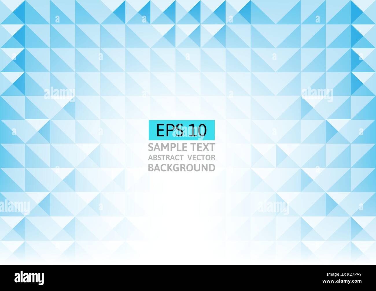 Abstract blue geometric triangle background Stock Vector Image & Art - Alamy