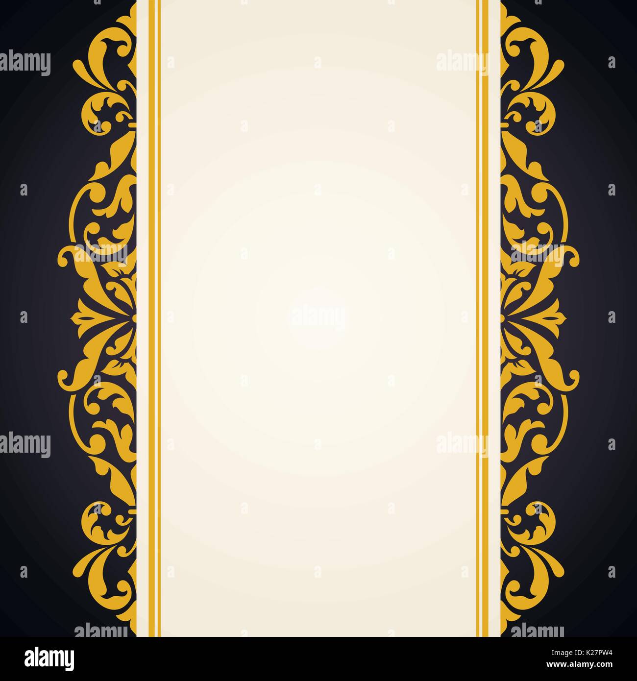 Floral pattern for invitation card Stock Vector Image & Art - Alamy