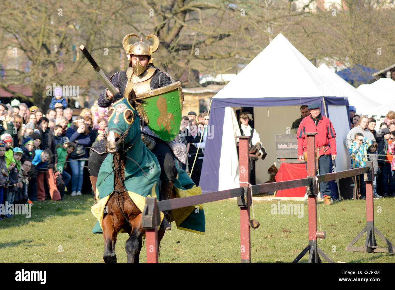 Medieval tournament champion hi-res stock photography and images - Alamy