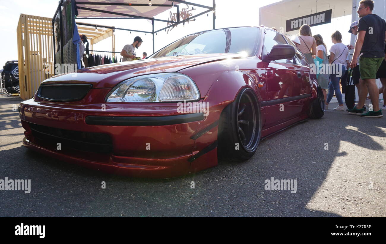 Cars on Sale and car show in Russia Stock Photo - Alamy