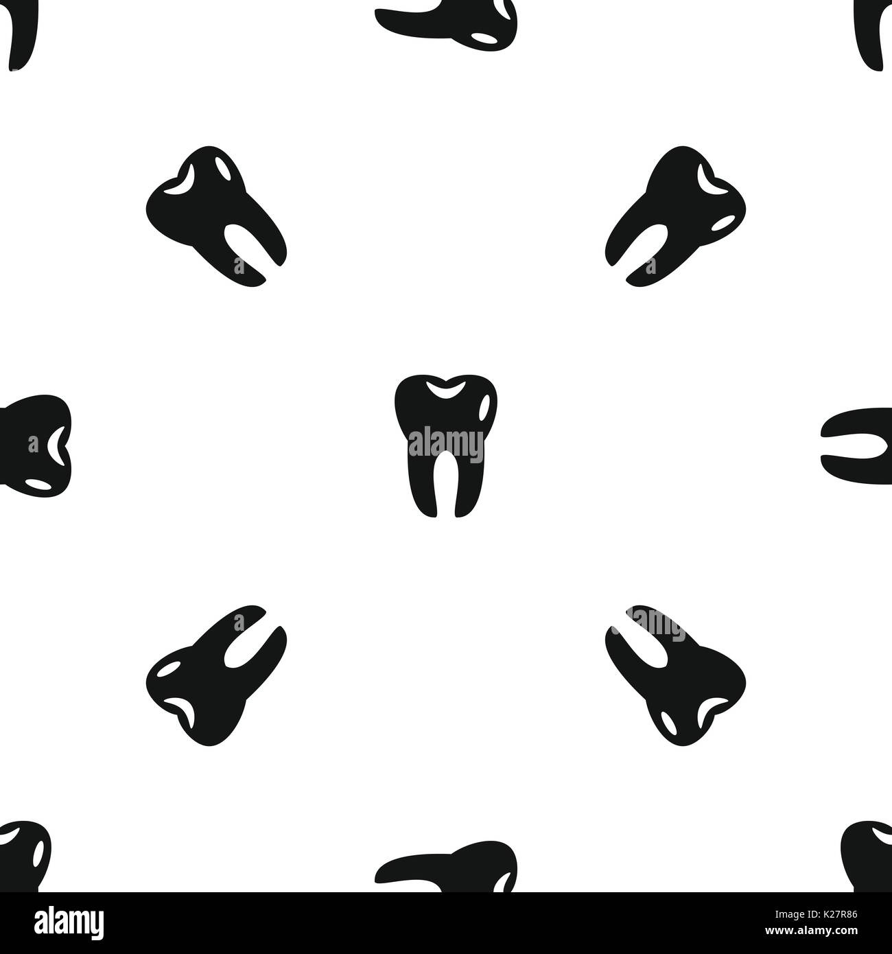 Tooth pattern seamless black Stock Vector Image & Art - Alamy