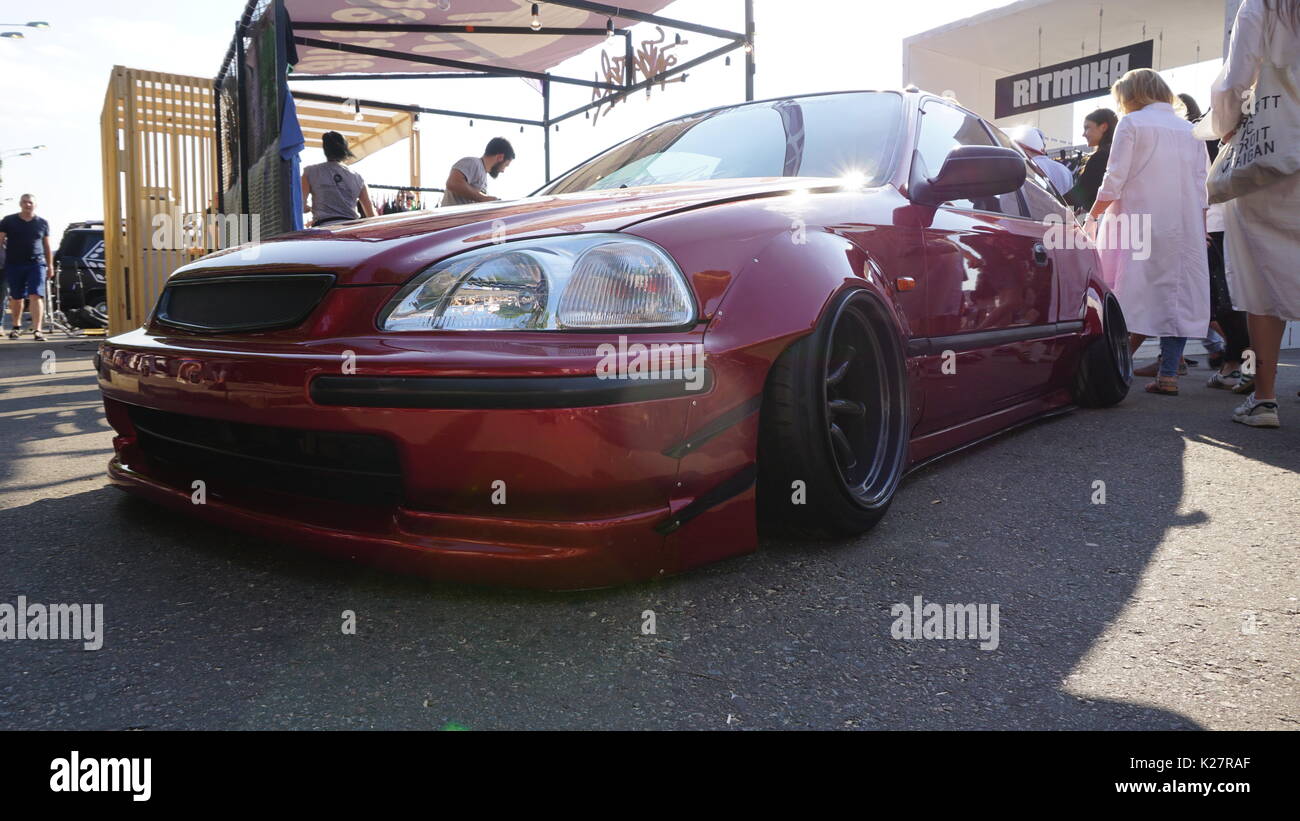 Cars on Sale and car show in Russia Stock Photo - Alamy