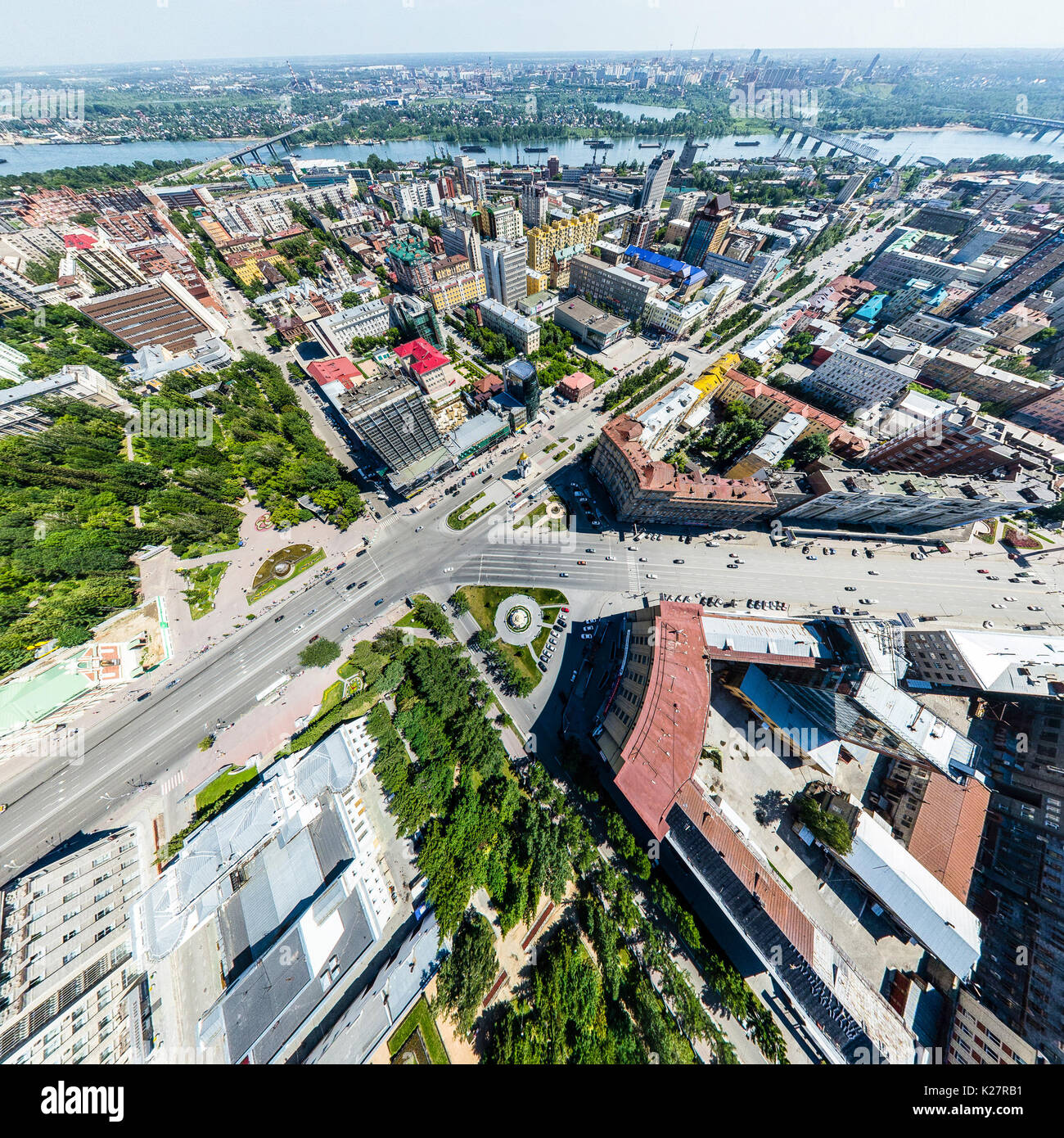 City streets light urban roads and buildings hi-res stock photography ...