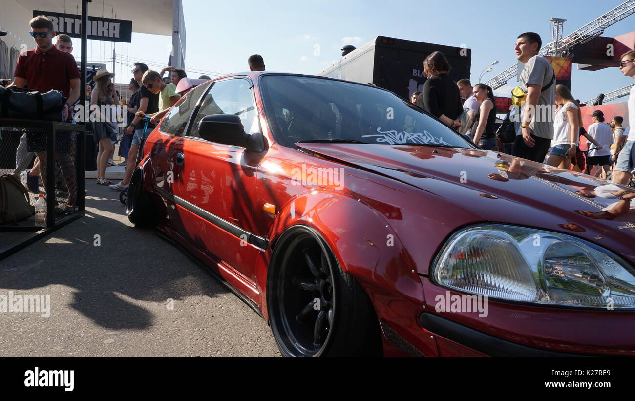Cars on Sale and car show in Russia Stock Photo - Alamy