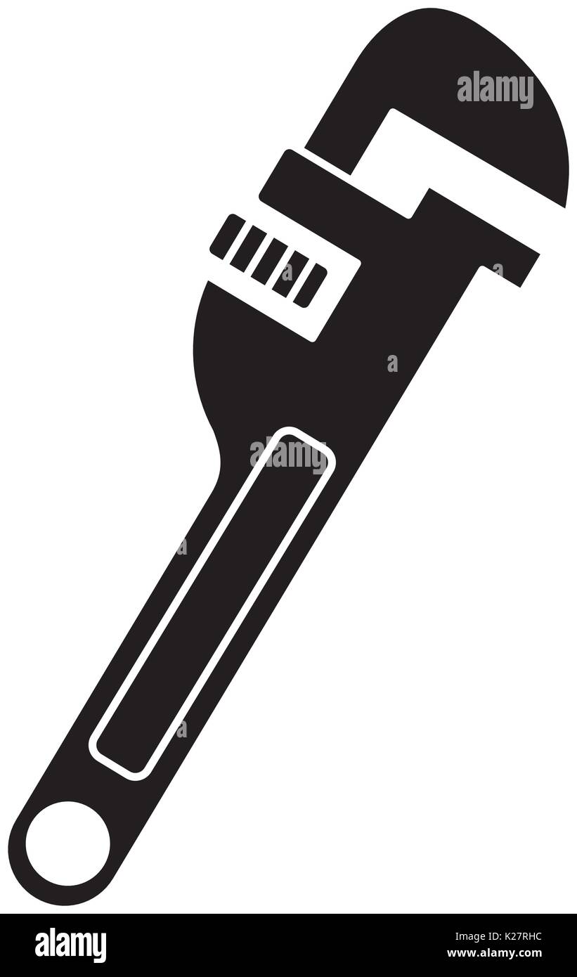 Pipe Wrench Illustration