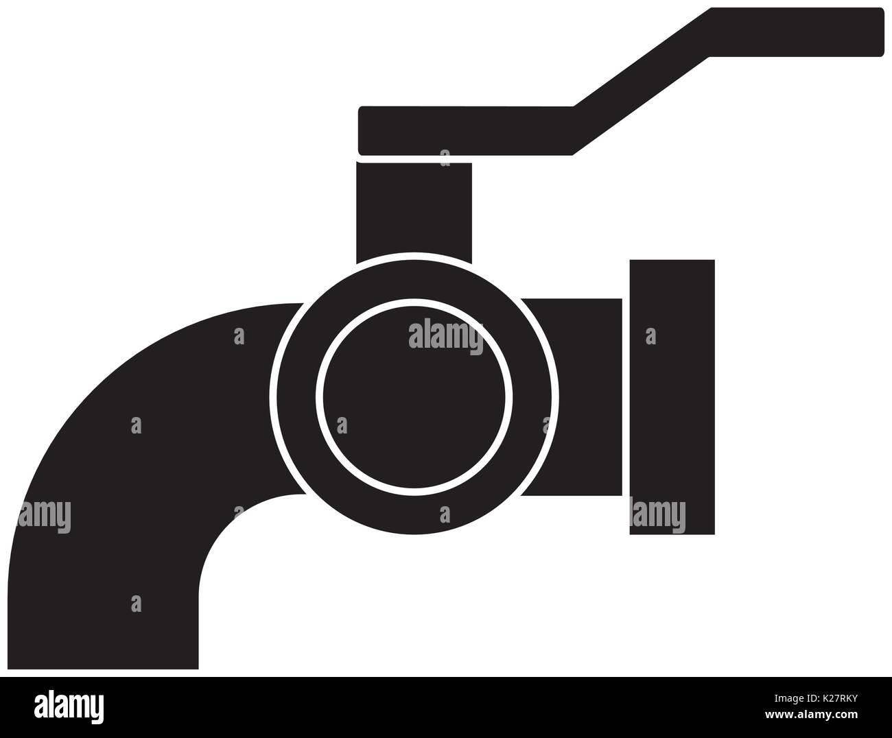 water pipe valve icon over white background vector illustration Stock ...