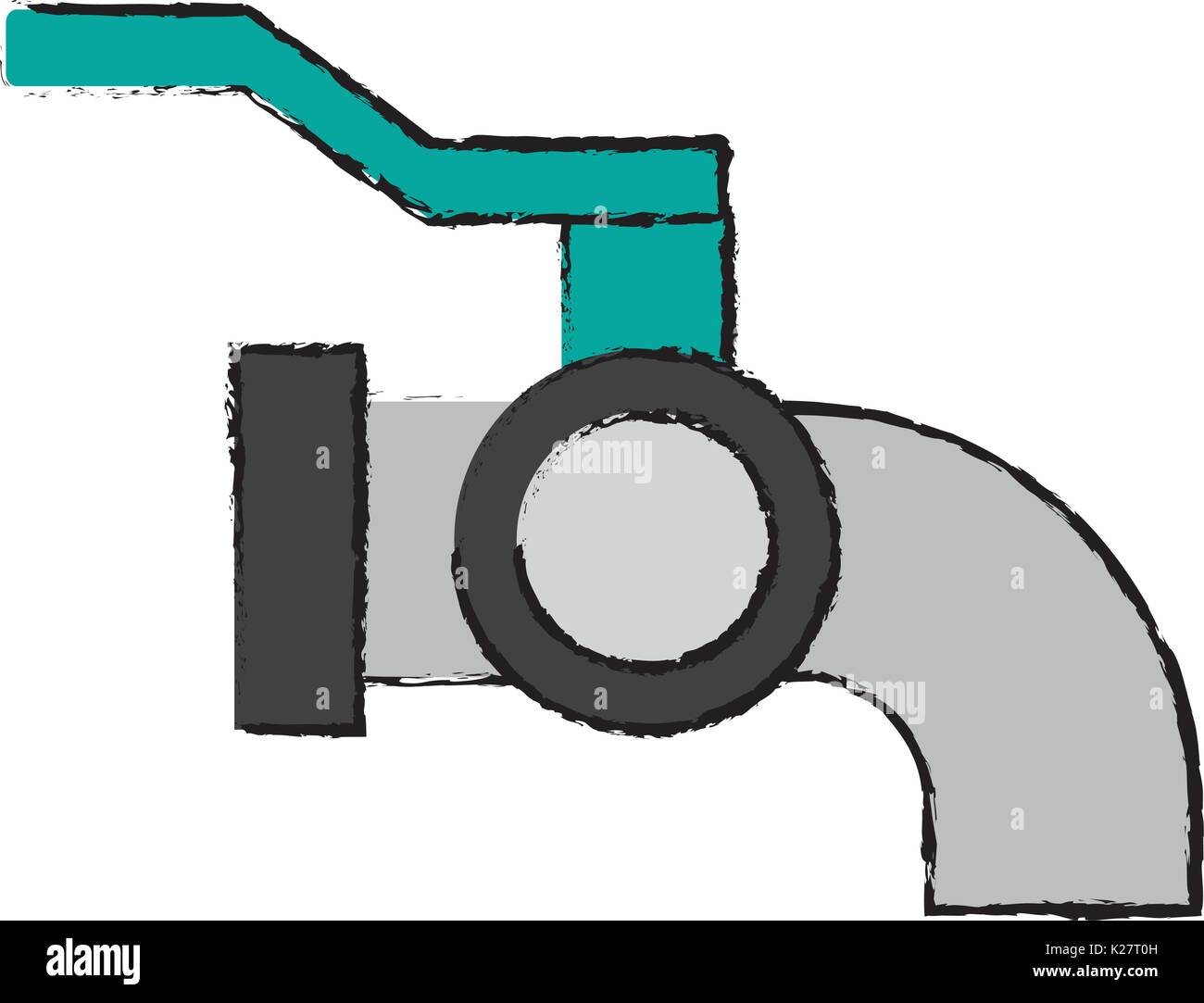 water pipe valve icon over white background vector illustration Stock ...