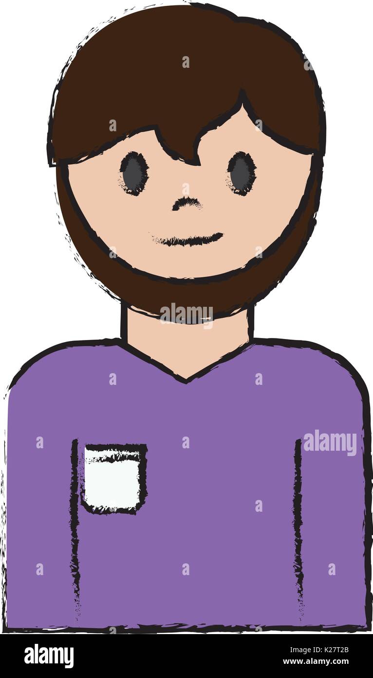 cartoon plumber man icon over white background vector illustration ...