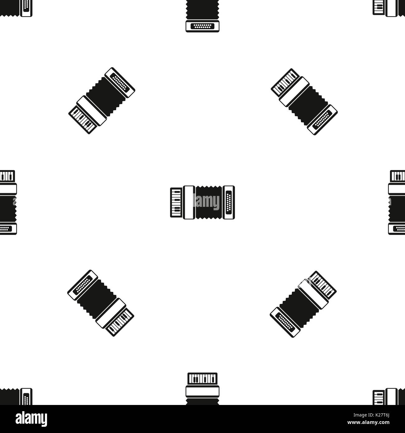 Accordion pattern seamless black Stock Vector Image & Art - Alamy