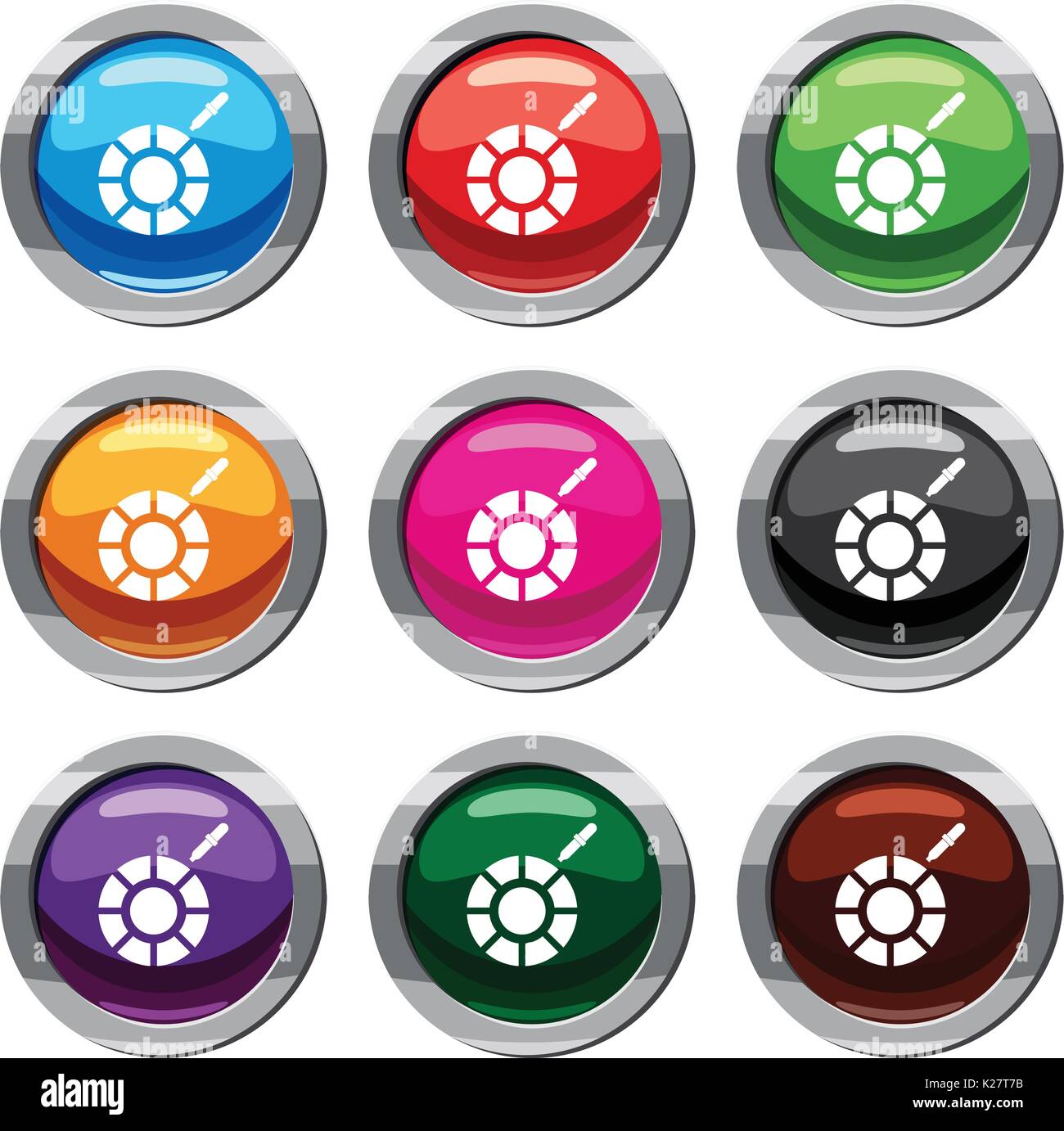 Color picker set 9 collection Stock Vector Image & Art - Alamy