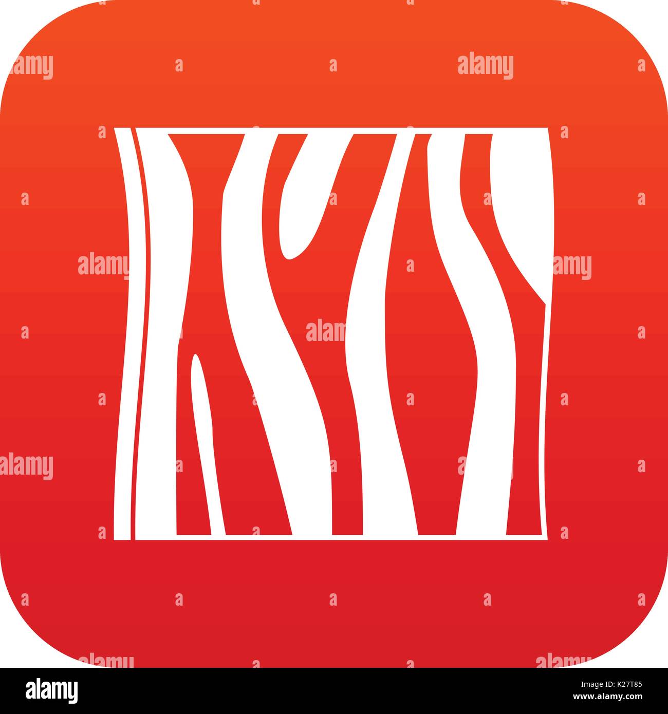 Slice of ham icon digital red Stock Vector Image & Art - Alamy