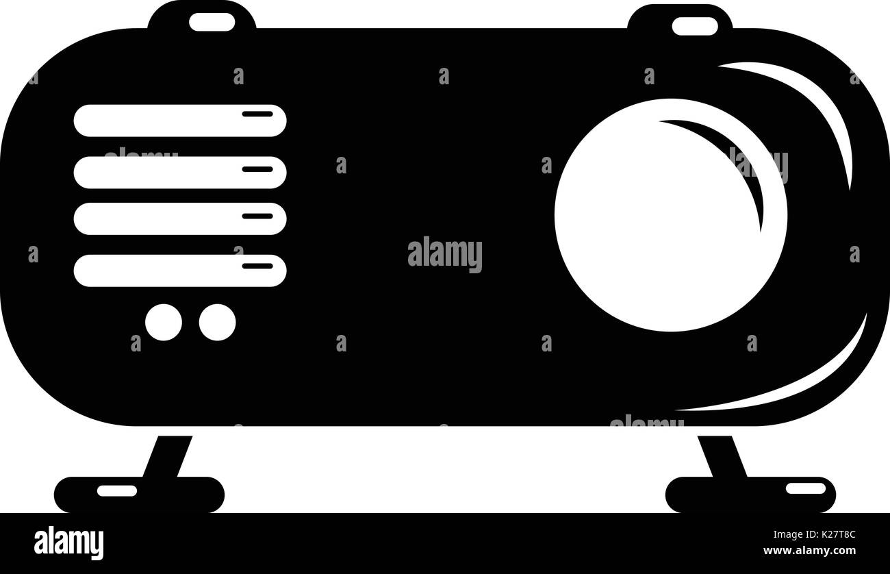 Retro radio icon, simple black style Stock Vector Image & Art - Alamy