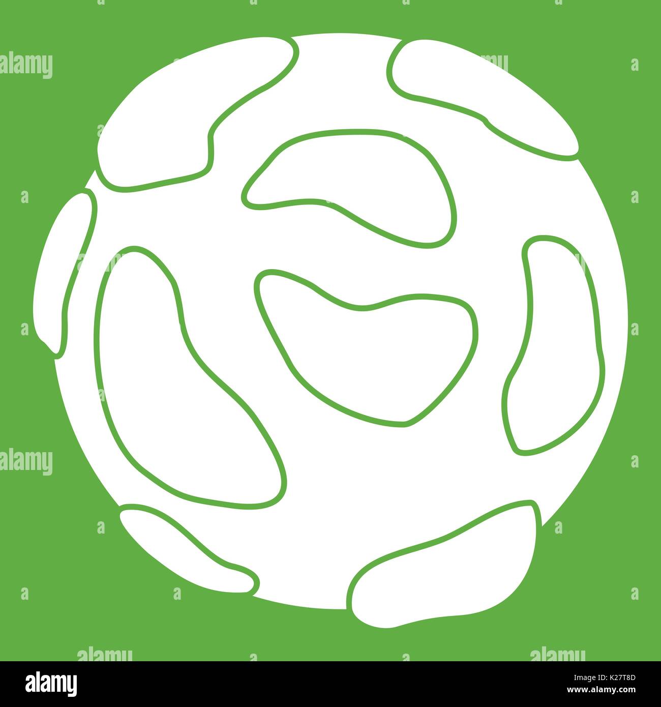 Beautiful planet icon green Stock Vector Image & Art - Alamy
