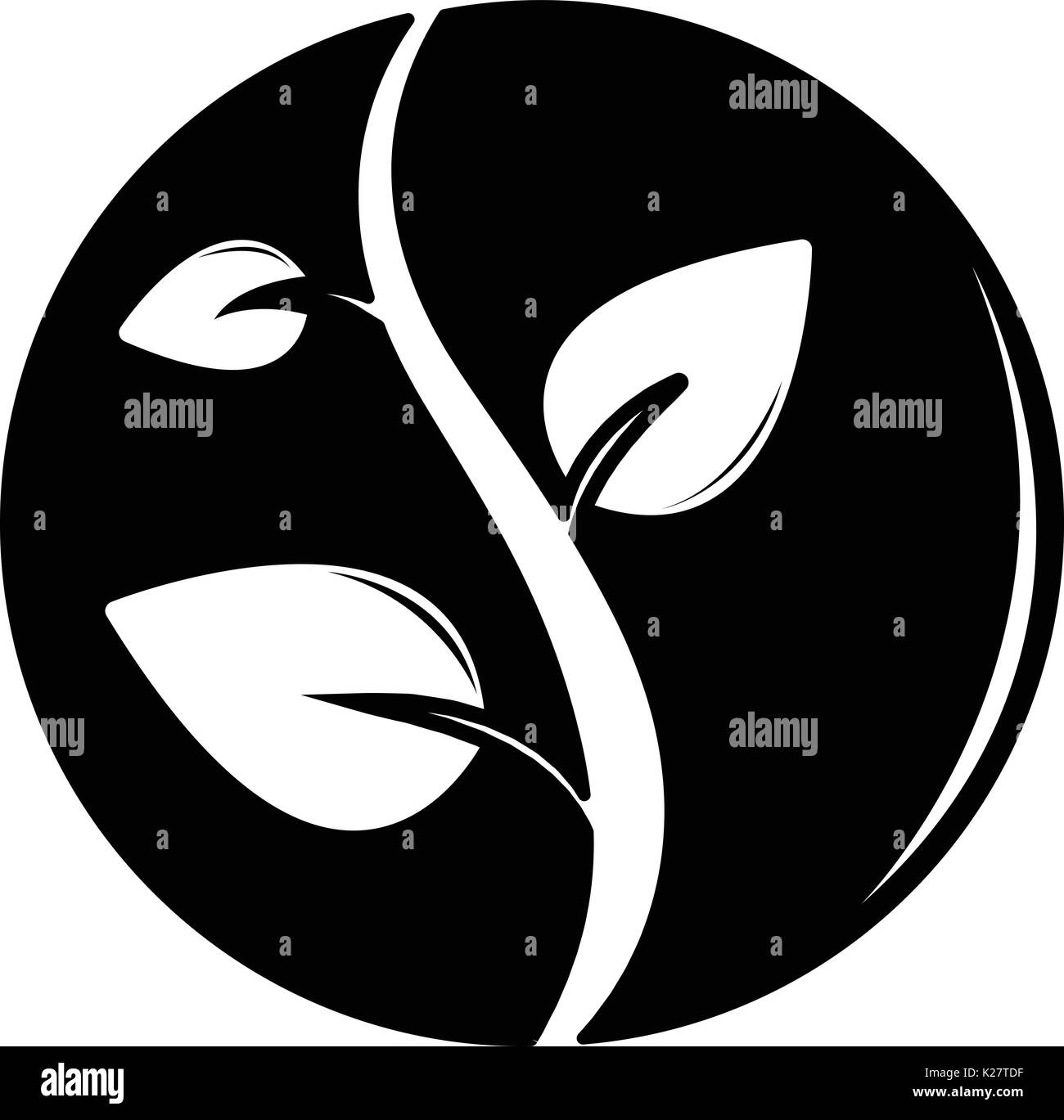 Sprout icon, simple black style Stock Vector Image & Art - Alamy
