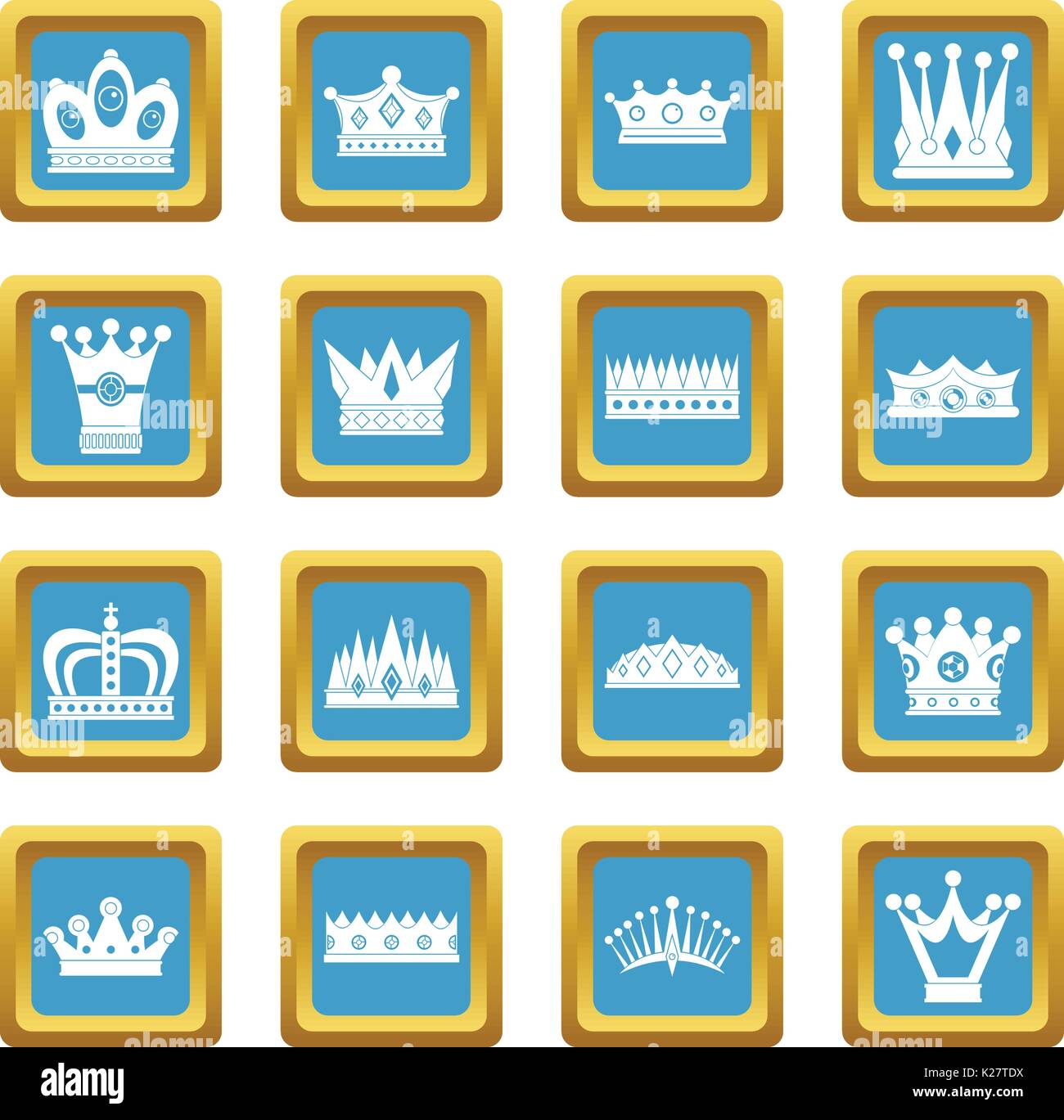 Azure Crown Stock Vector Images - Alamy