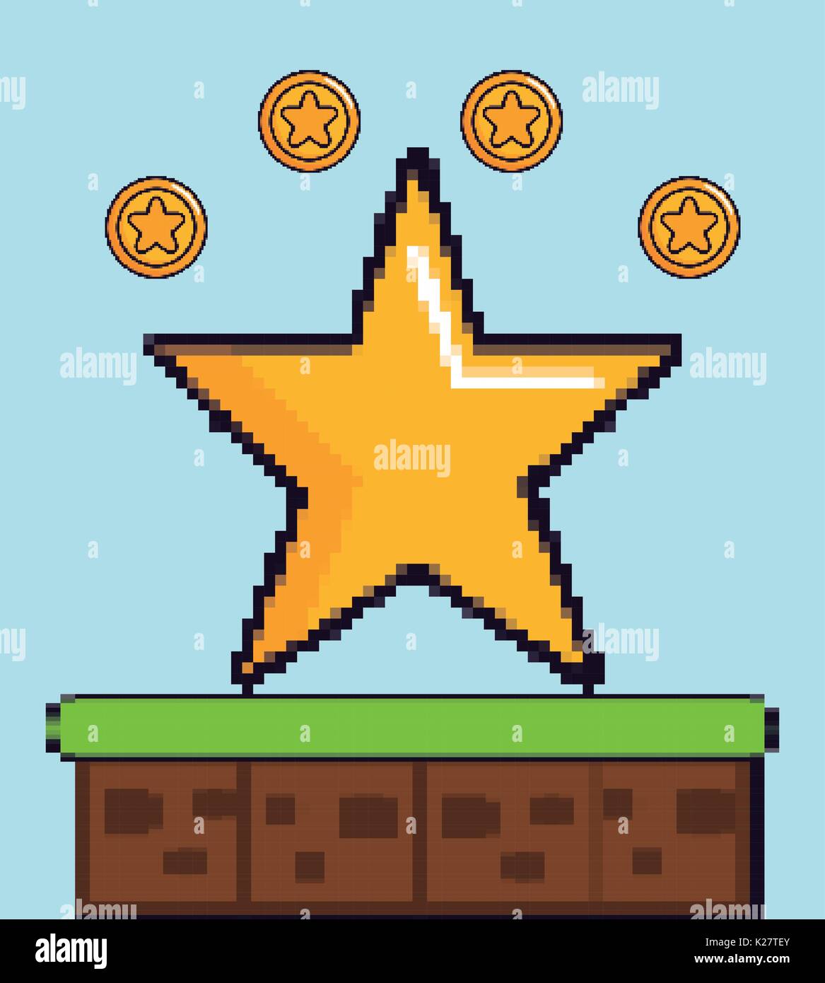 Mario Star Pixel