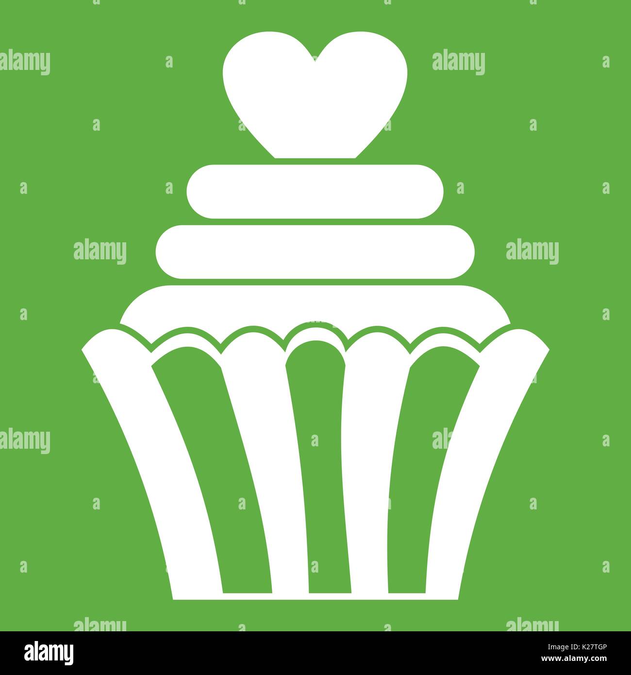 Green iced cake Stock Vector Images - Alamy