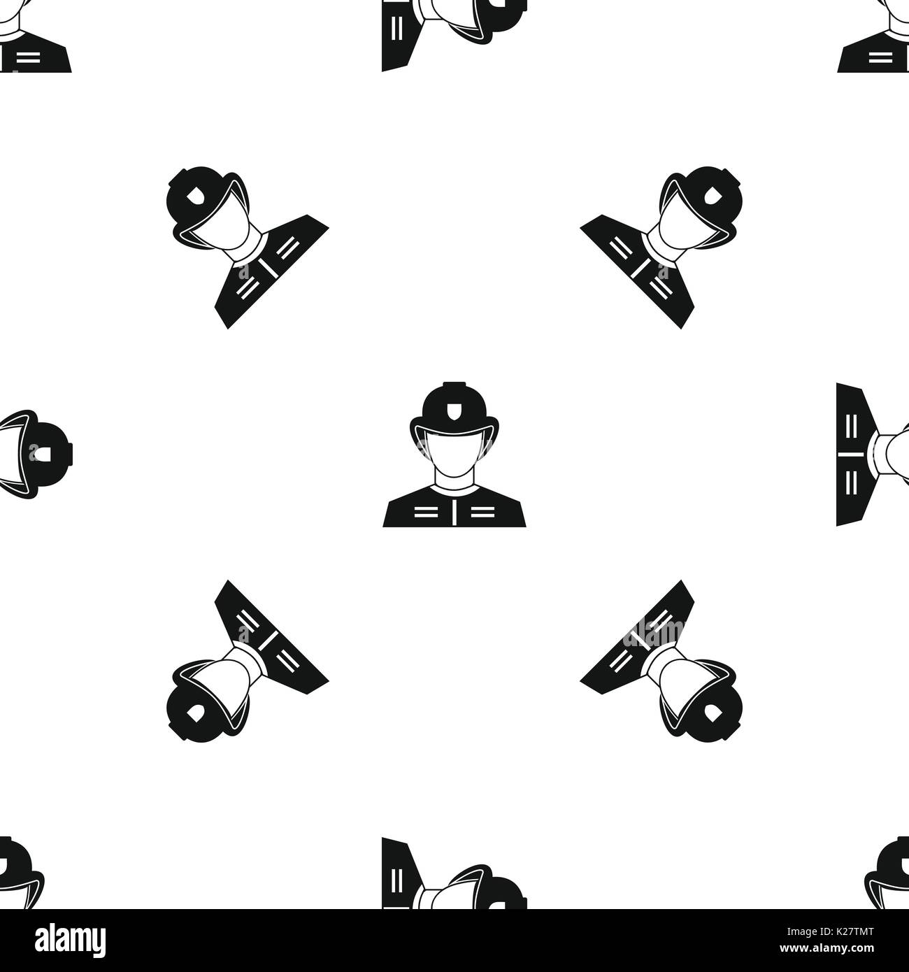 Firefighter pattern seamless black Stock Vector Image & Art - Alamy