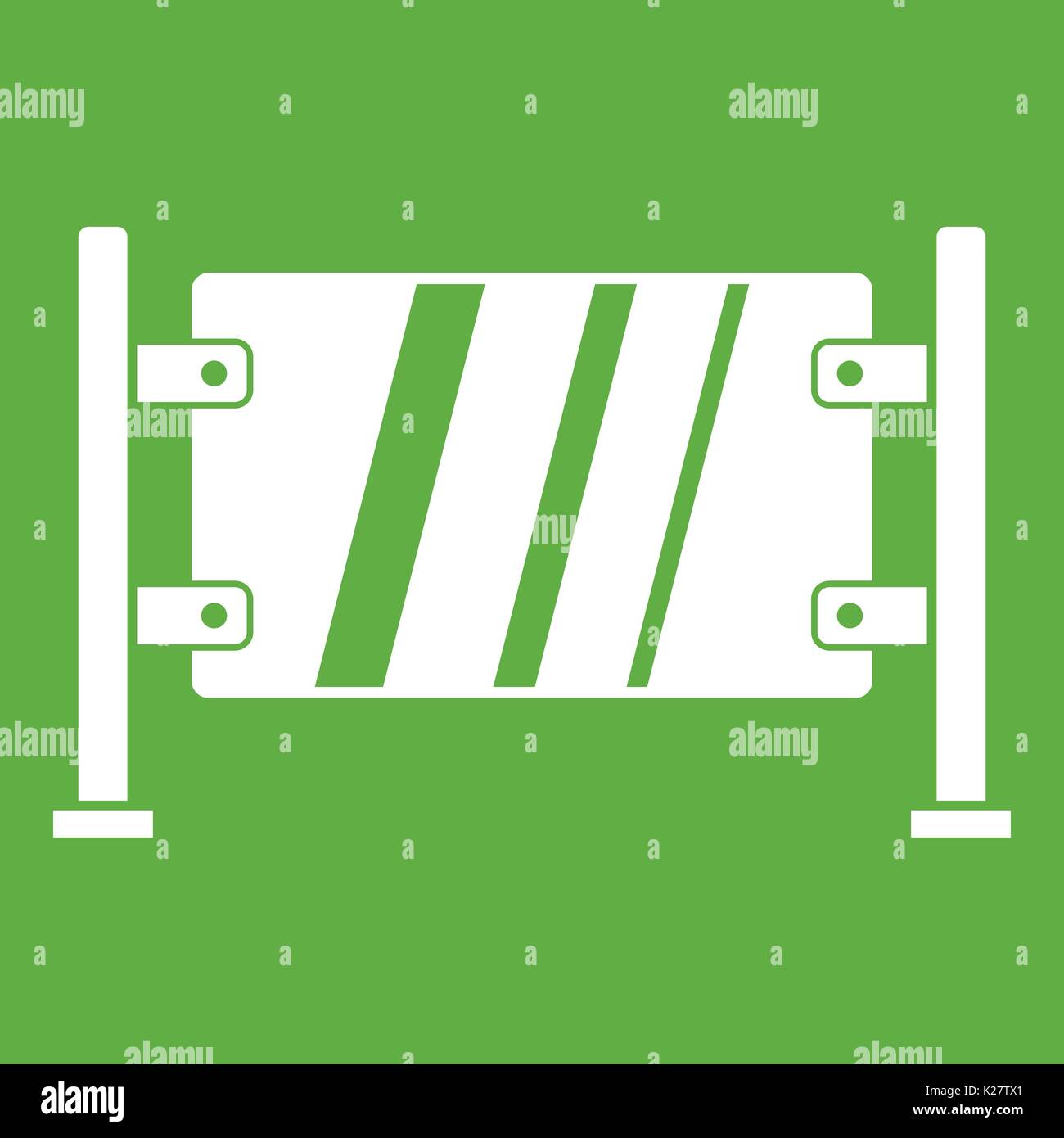Glass gate icon green Stock Vector Image & Art - Alamy