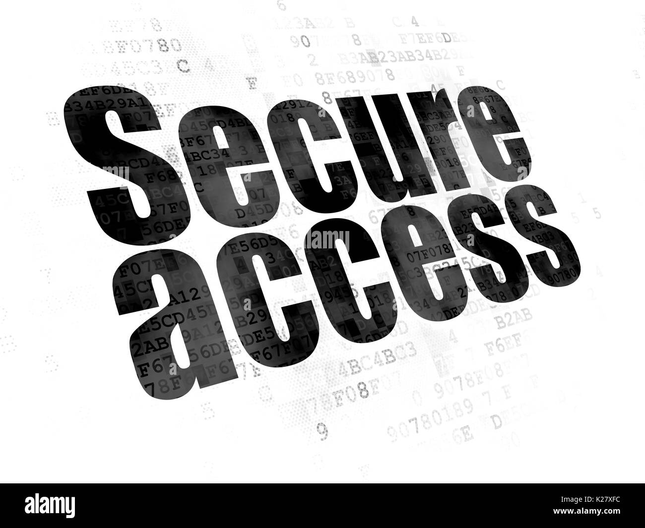 Safety concept: Secure Access on Digital background Stock Photo - Alamy