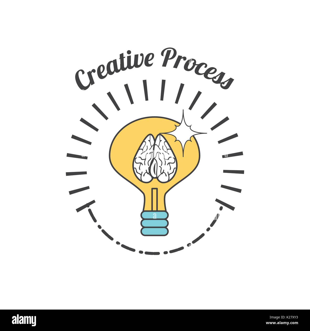 innovation ideas to creative process inspiration vector illustration ...