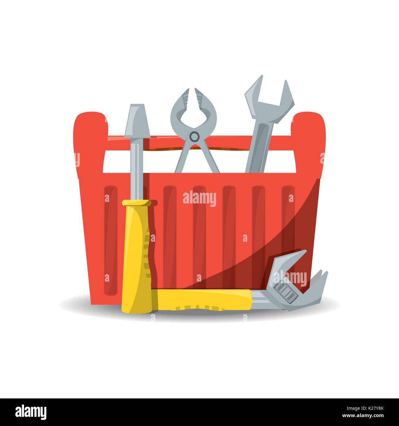 tool box to repair service vector illustration Stock Vector Image & Art ...