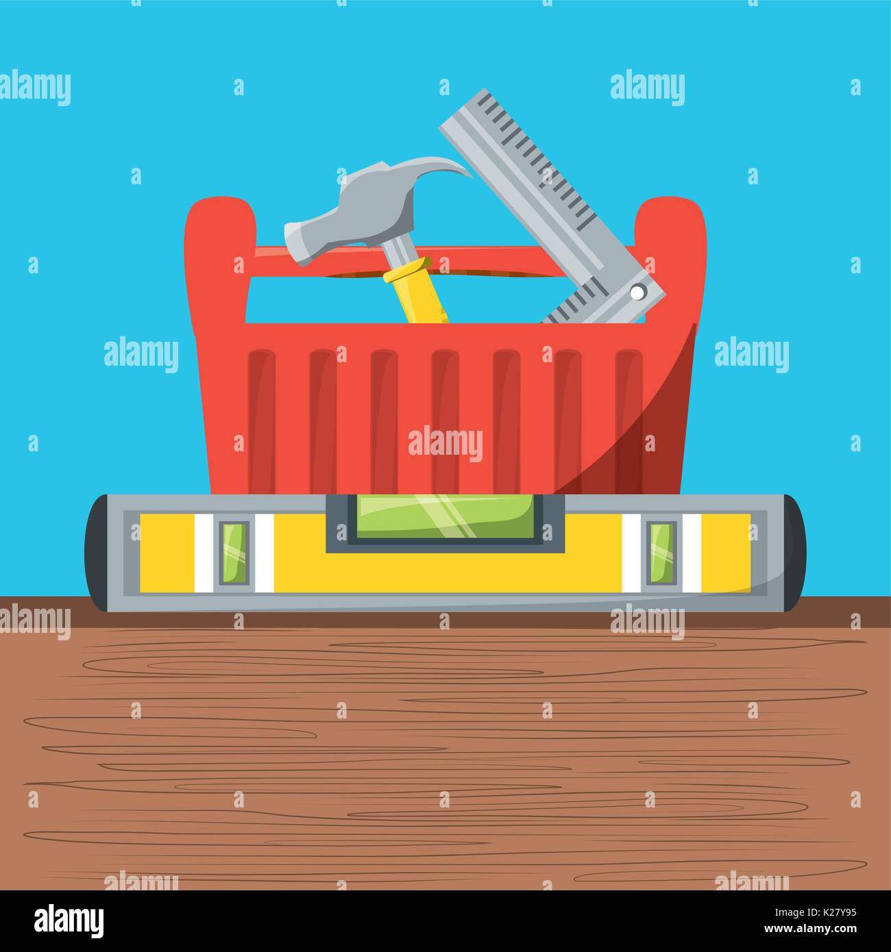 tool box to repair service vector illustration Stock Vector Image & Art ...